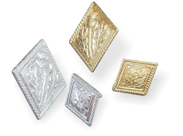 Thistle/King Charles Buttons – Dominion Regalia Ltd.